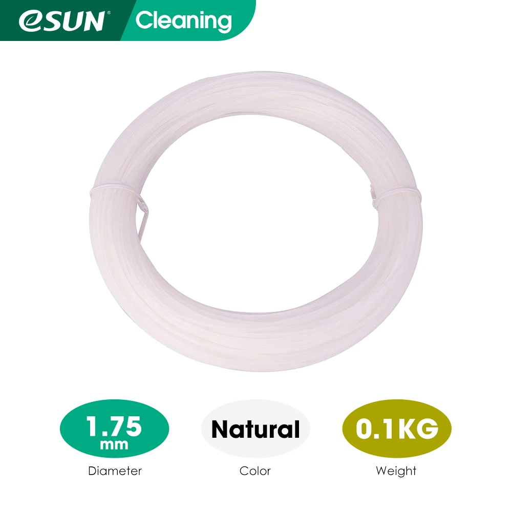 eSUN Cleaning Filament 1.75mm, 3D Printer Cleaning Filament, 100g Spool ...