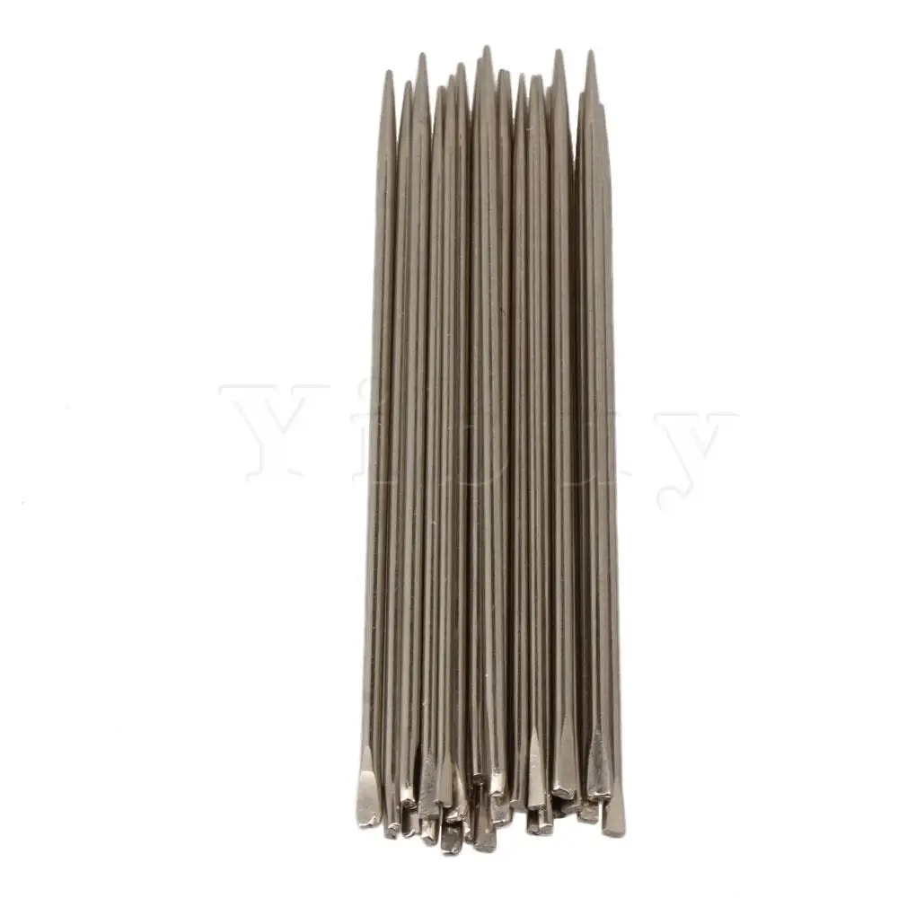 Yibuy26 Pieces Silver Tenor Saxophone Spring Needle 0.8 1.2mm Flat ...