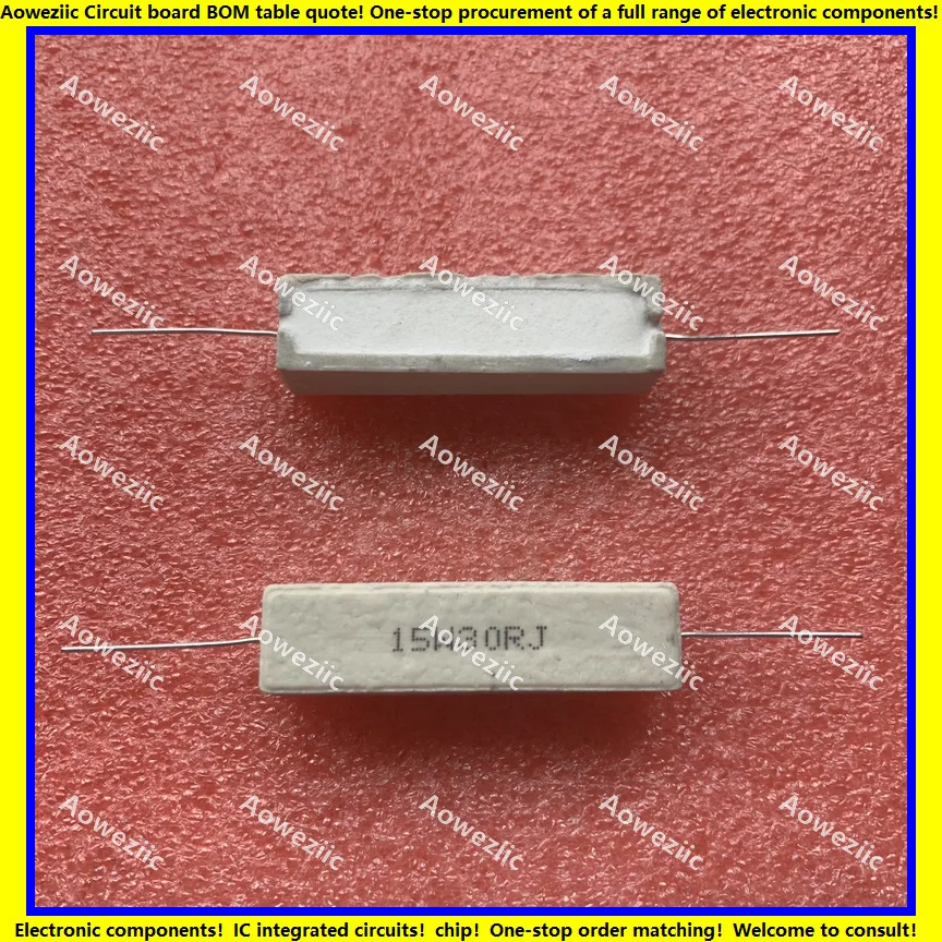 10Pcs-15W30RJ-15W30-J-RX27-Horizontal-cement-resistor-15W-30-ohm-30RJ ...