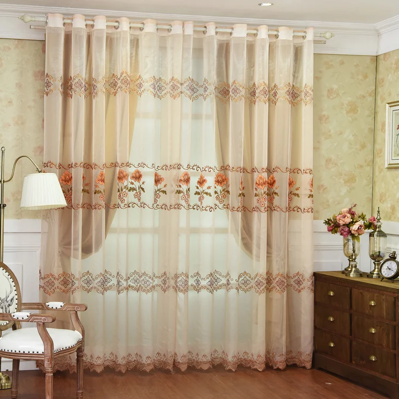 Korean-Curtains-for-Living-Room-Bedroom-Pastoral-Wedding-Room-Lace ...