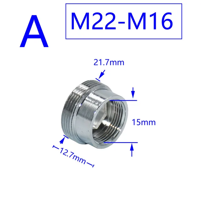 Brass 1/2" M16 M17 M18 M19 M20 M22 M24 M28 M32 Thread Connector Male ...