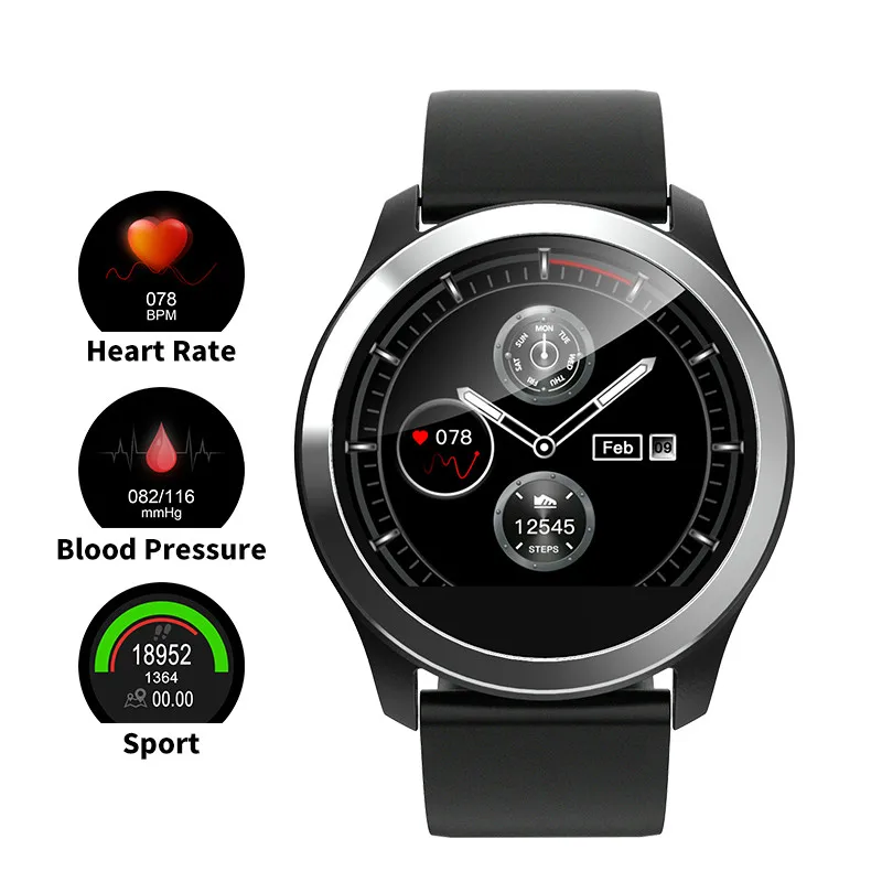 Fitness, atletiek, yoga Smartwatch Z03 Pulsuhr IP68 Wasserdicht Fitness ...