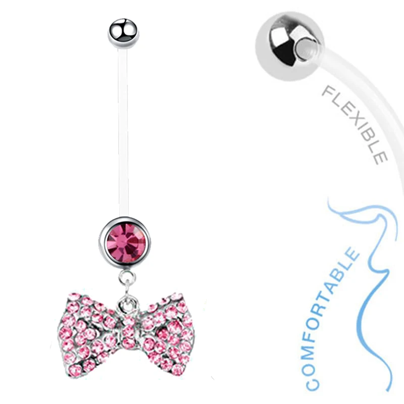 Cute Bow Belly Button Rings