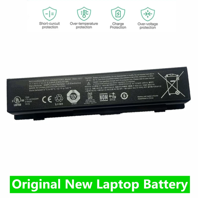 ONEVNAN 오리지널 SQU 1007 SQU 1017 배터리, LG XNOTE P420 P42 PD420 S535 S530 S430 CQU918 CQB914 노트북에 적용 ...