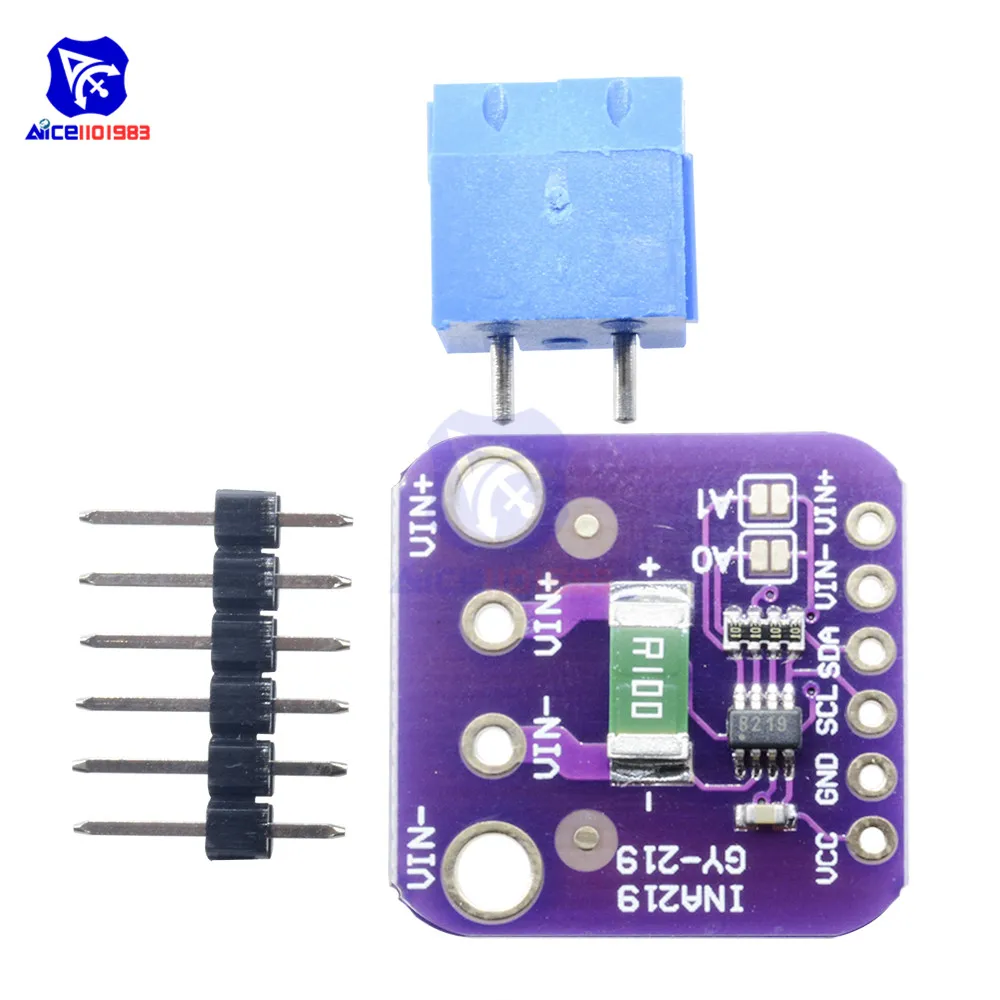 diymore GY-219 INA219 Current Sensor Module Power Supply Breakout Board ...