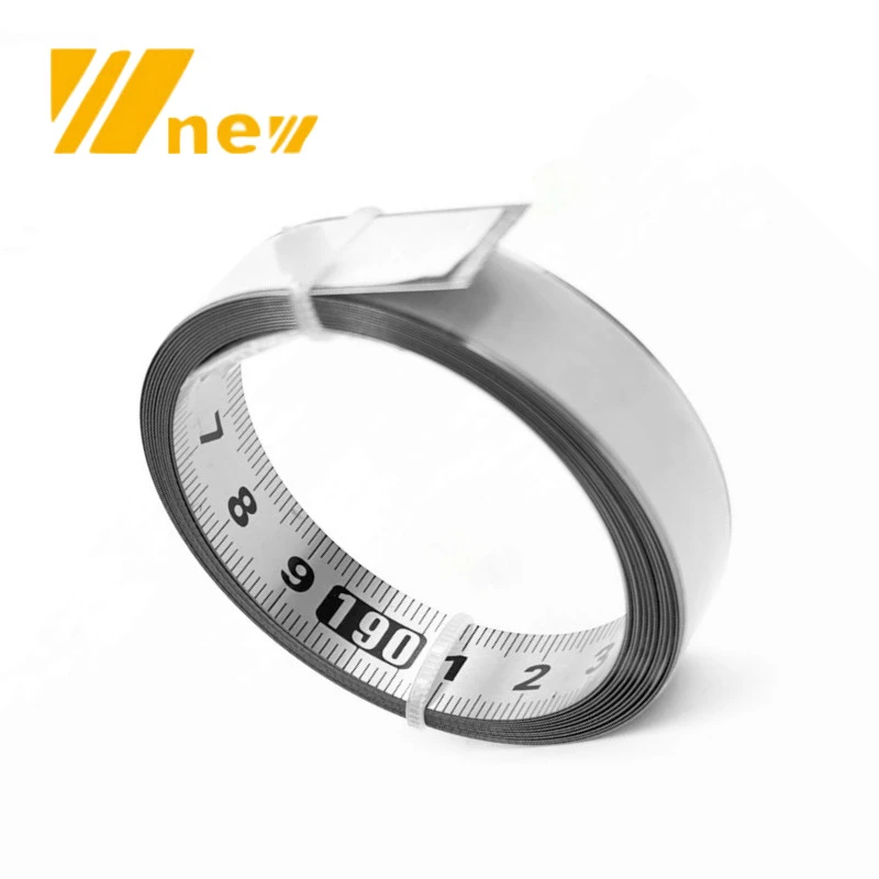 1-5m Stainless Steel Miter Track Tape Measure Self Adhesive Metric ...