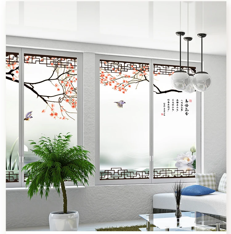 Frosted Glass Stickers Window Paper Window Stickers Transparent Opaque ...