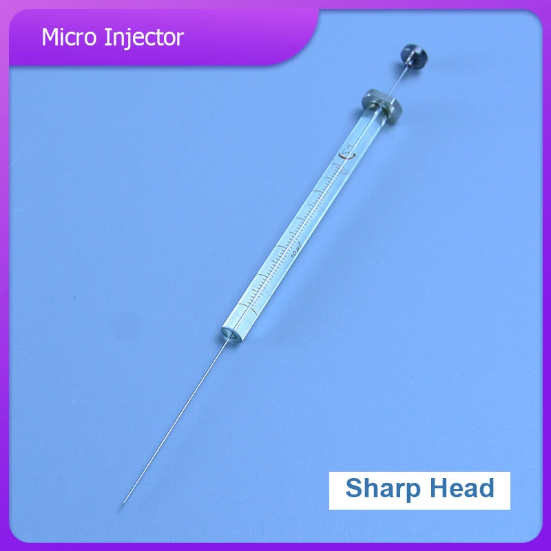 Lab Micro Injector 0.5/1/2/5/10/25/50/100/250/500/1000uL Glass Syringe ...