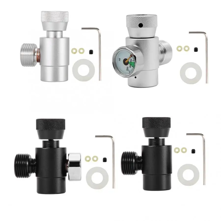 CO2 Filling Tank Cylinder Refill Adapter Connector Kit For SodaStream Tank TR21 4 with/whithou ...