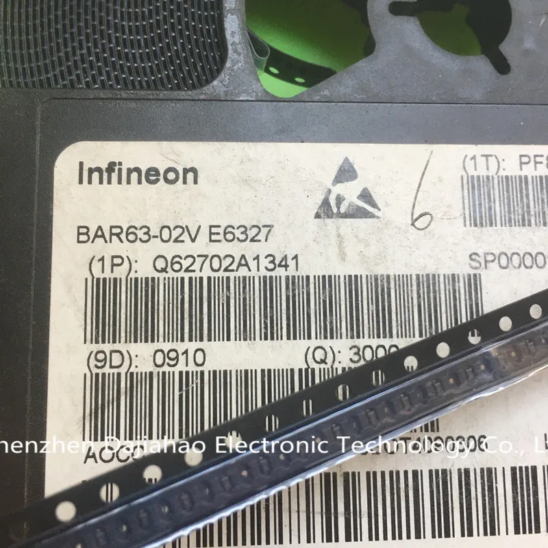 50PCS BAR63 02V BAR63 02V E6327 BAR63 《PIN Diodes RF DIODE》SOD523 ...