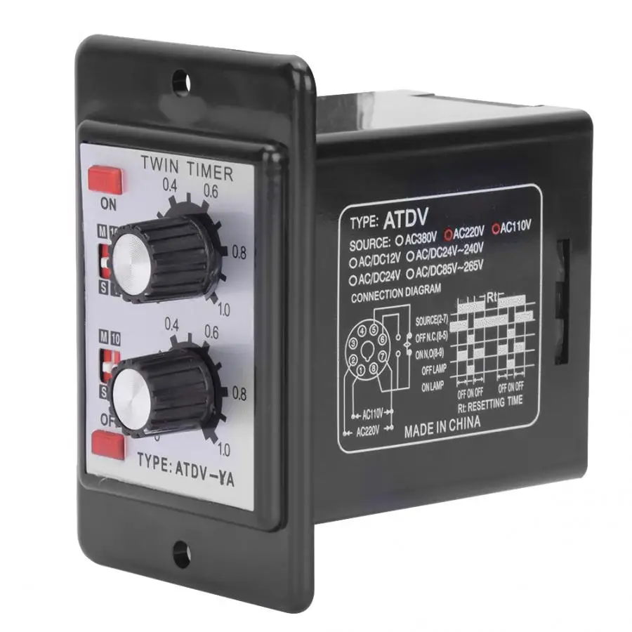 Multi-Function-Knob-Control-Time-Switch-Time-Relay-Multiple-Time ...