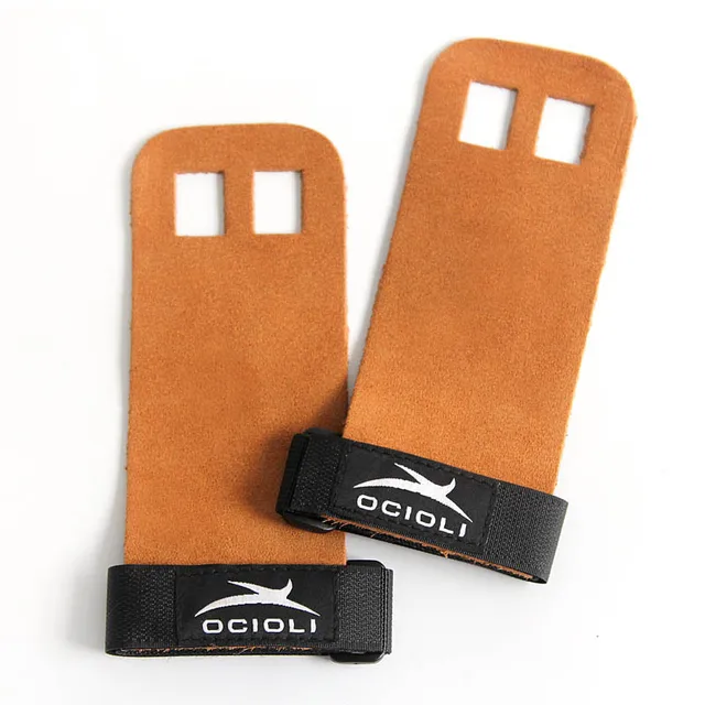 1 Pair Hand Grip Synthetic Leather Crossfit Gymnastics Guard Palm ...