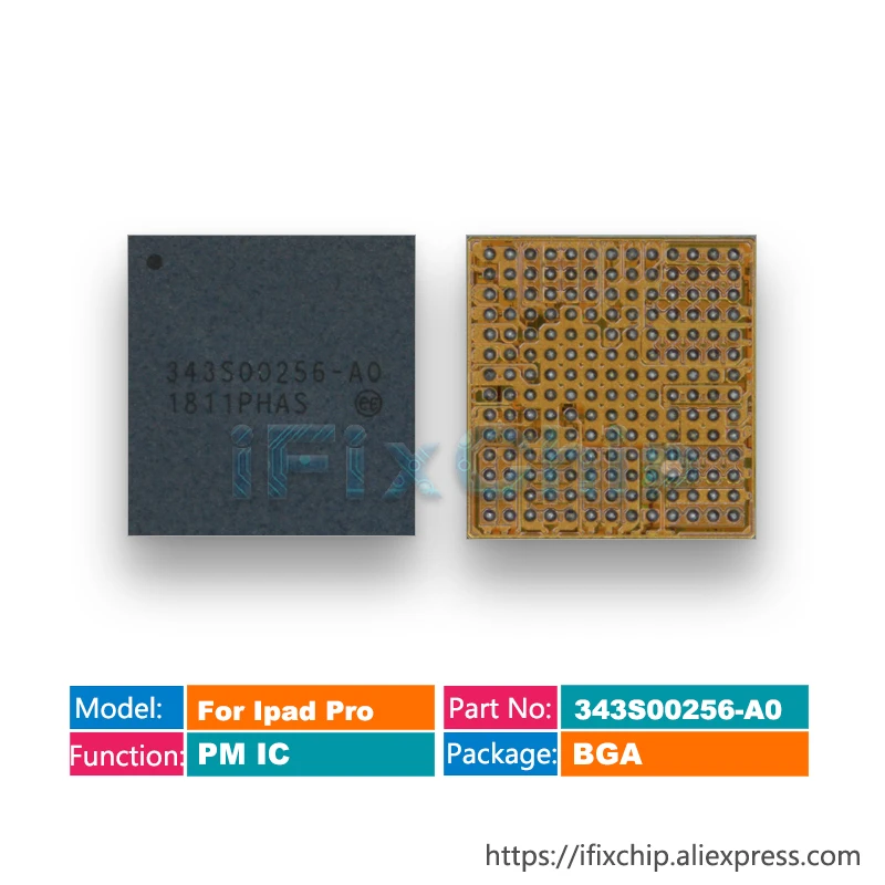 Fuente de alimentación principal para iPad, Chip PMIC, PM, IC, PMU, 343S00256 A0, 343S00256 AO ...