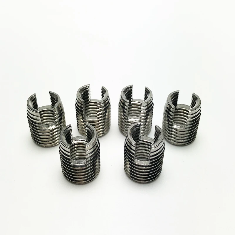 10PCS/LOT Stainless Steel 302 Self-Tapping Sleeve Bushing Braces Screw ...