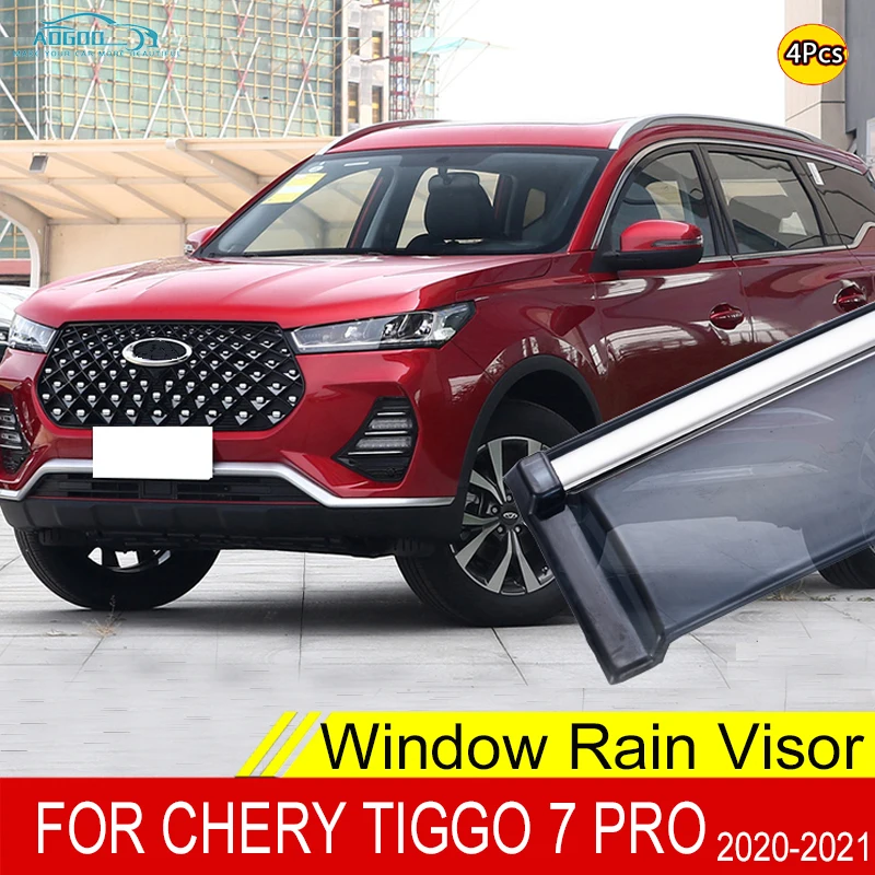 For Chery Tiggo 7 Pro 2020 2021 Window Visor Sun Rain Wind Deflector ...