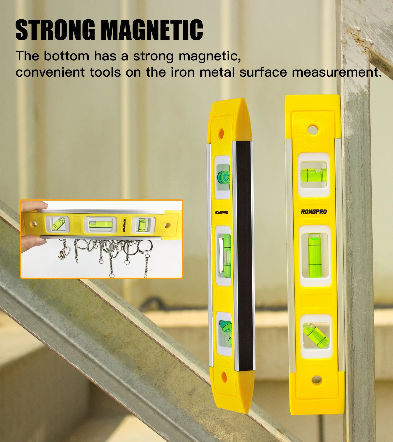 Magnetic Spirit Level | Magnetic Bubble Level | Level Bubble Ruler ...
