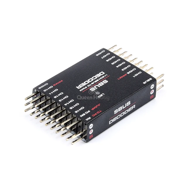 SBUS PPM To PWM Decoder 16CH For Futaba FrSky XM X8R RXSR, 45% OFF