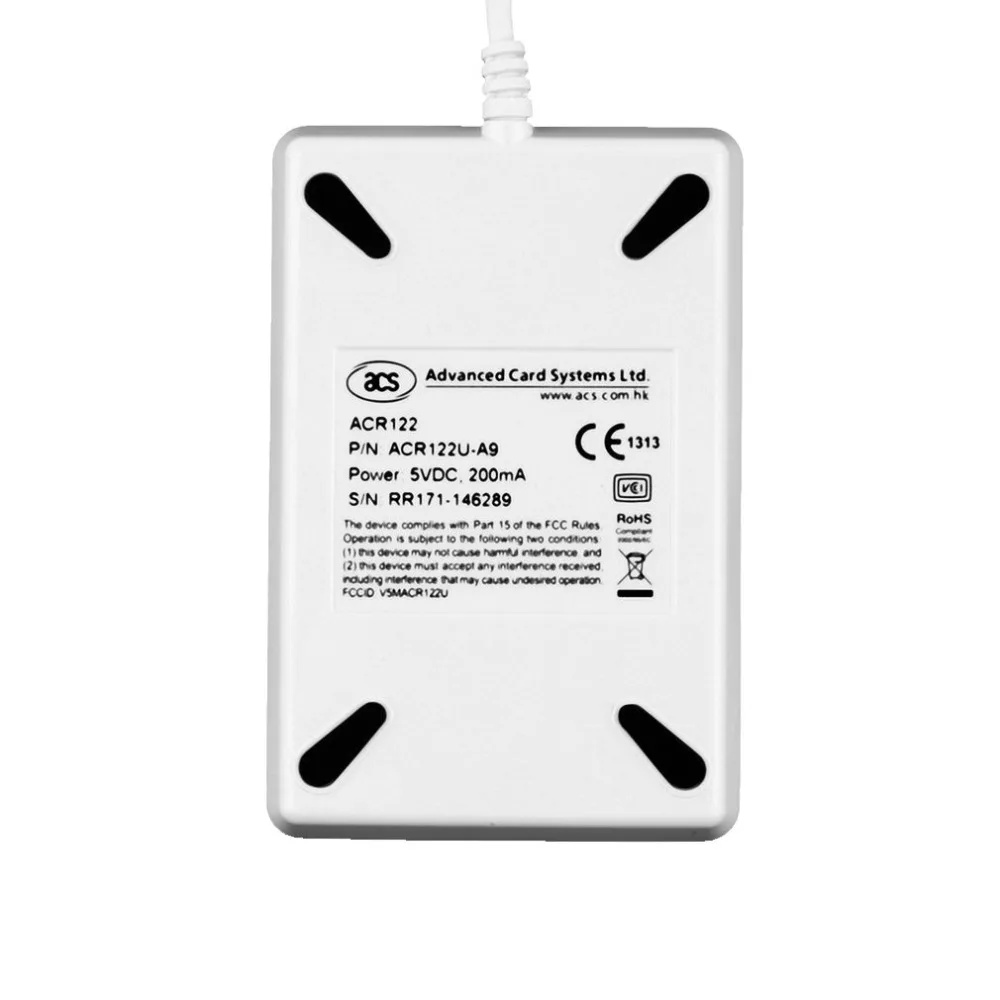 1 set Professional USB ACR122U NFC RFID Smart Card Reader For all 4 ...