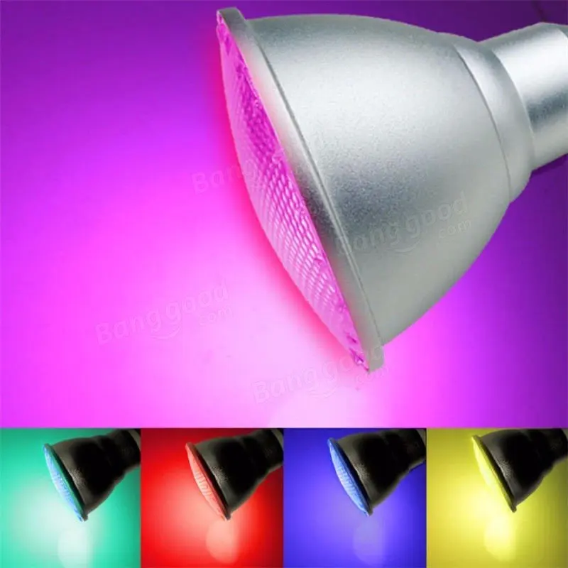 Dimmable 10W 20W Par30 Par38 LED RGB Spotlight Bulb Outdoors Water ...