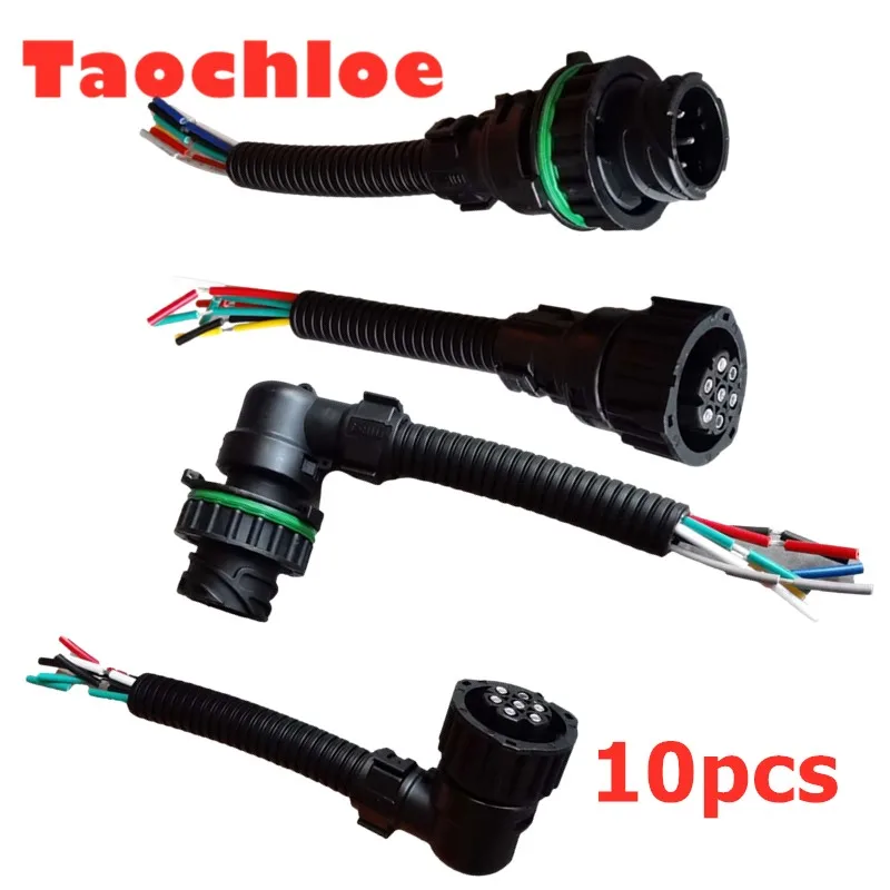 10x 7 Pin Car Female Male Plug For Volvo Fh Heavy Truck For Mercedes ...