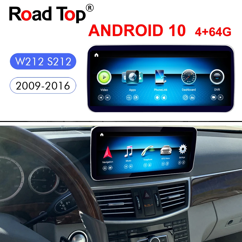 Radio con GPS para coche, reproductor con Android 10, 10,25 ", 12,5", Qualcomm, Bluetooth, WiFi ...