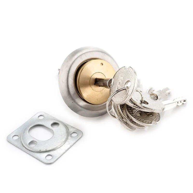 Entrance Door Lock Cylinder Brass Copper Core With Smart Keys For Home ...