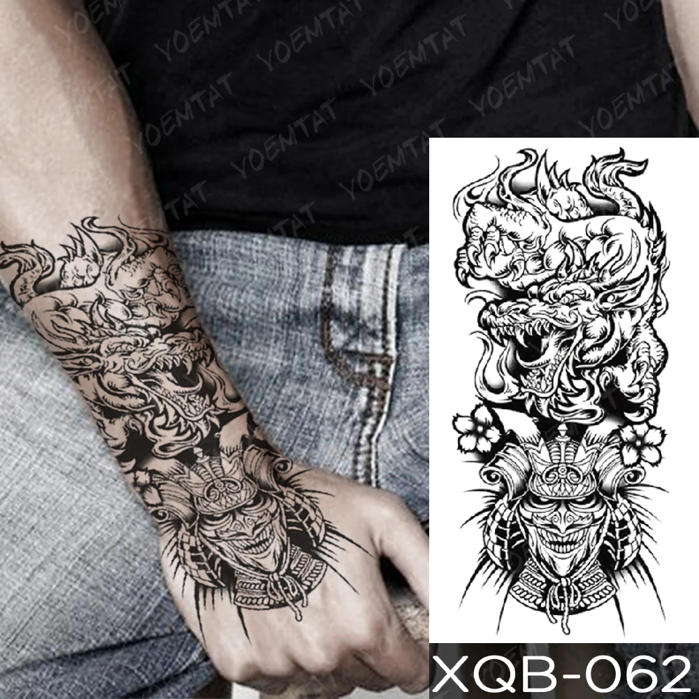 Japanese Samurai Sleeve Tattoo