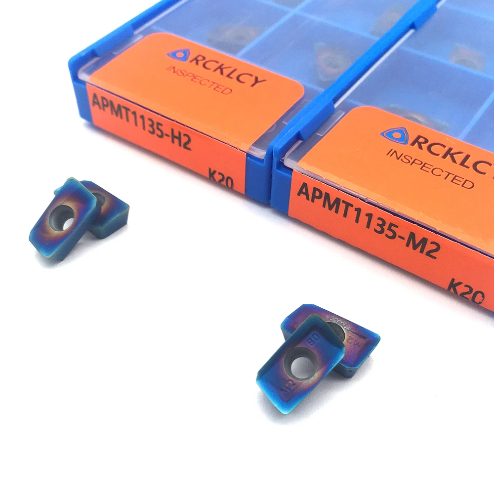 10PCS APMT1135 H2 M2 K20 APMT1135PDER APMT 1135 Carbide inserts face ...
