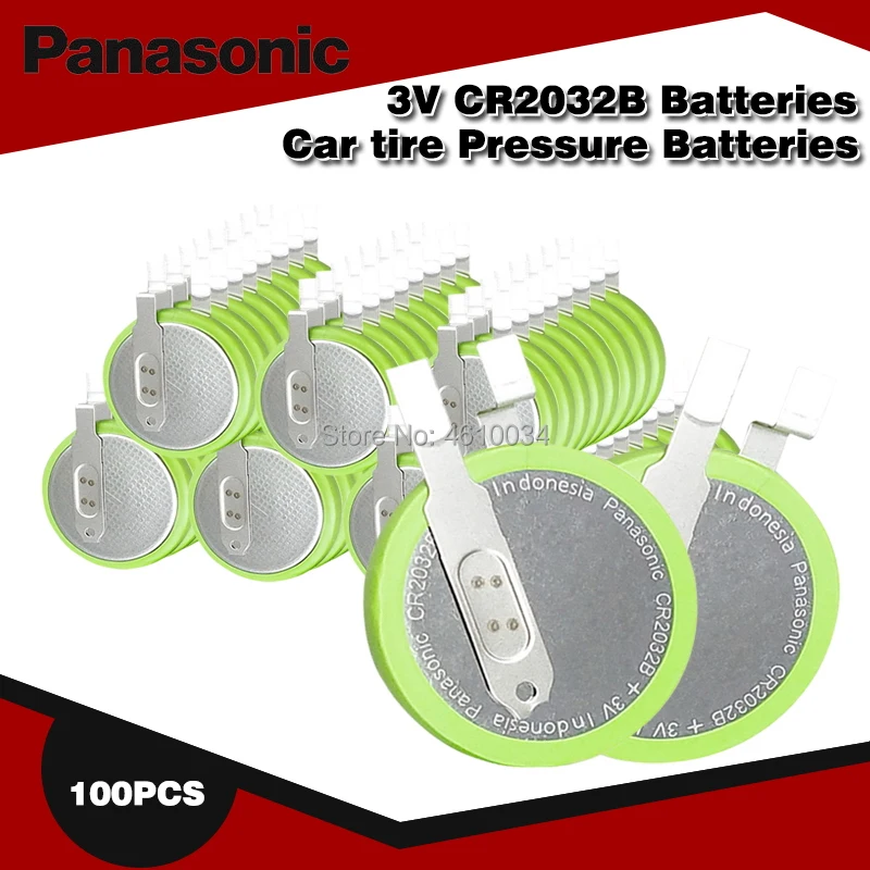 100PCS Original Panasonic CR2032B CR2032HR 3V High Temperature ...