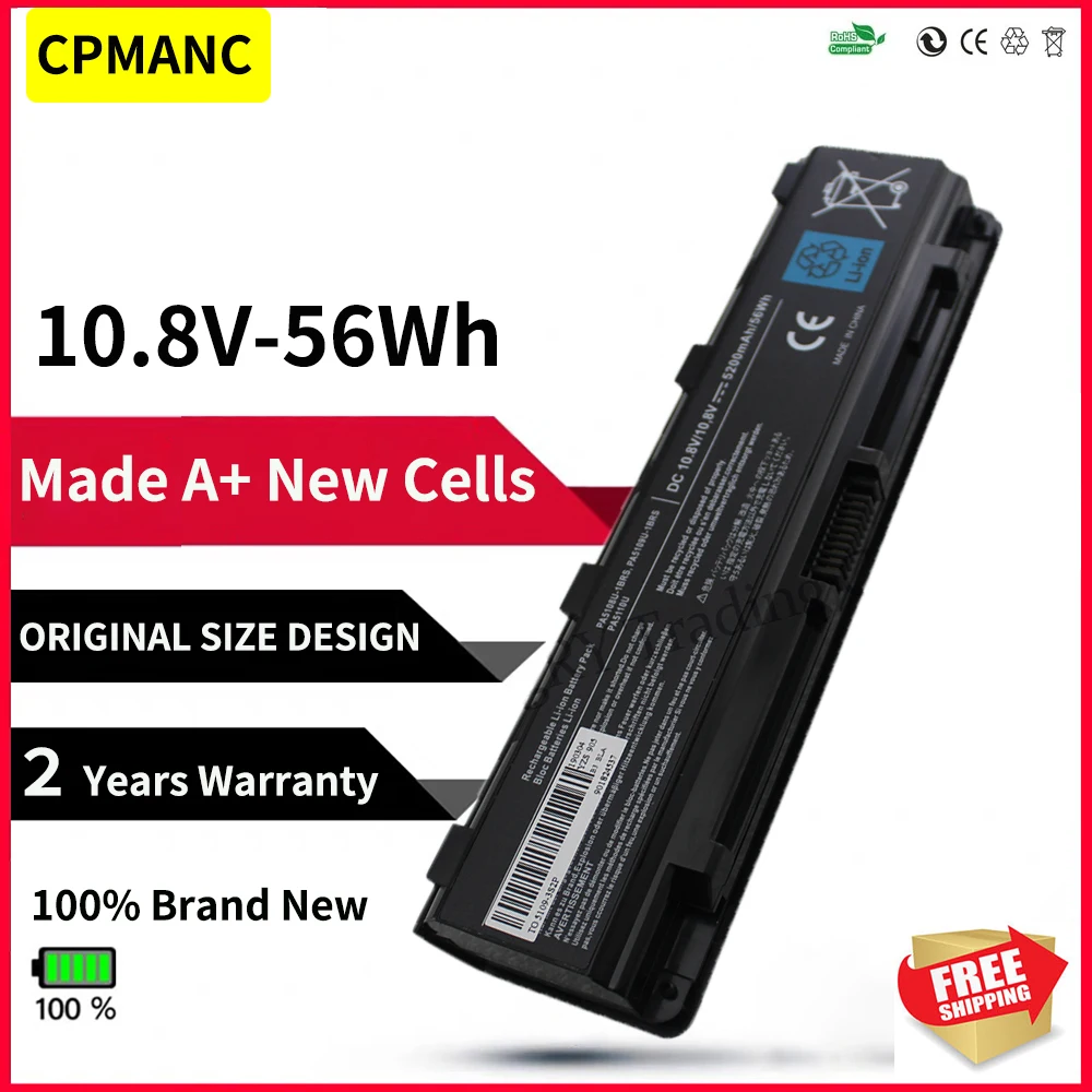 CPMANC-6Cell-New-PA5109U-PA5109U-1BRS-Battery-for-Toshiba-C45-C50-C50D ...