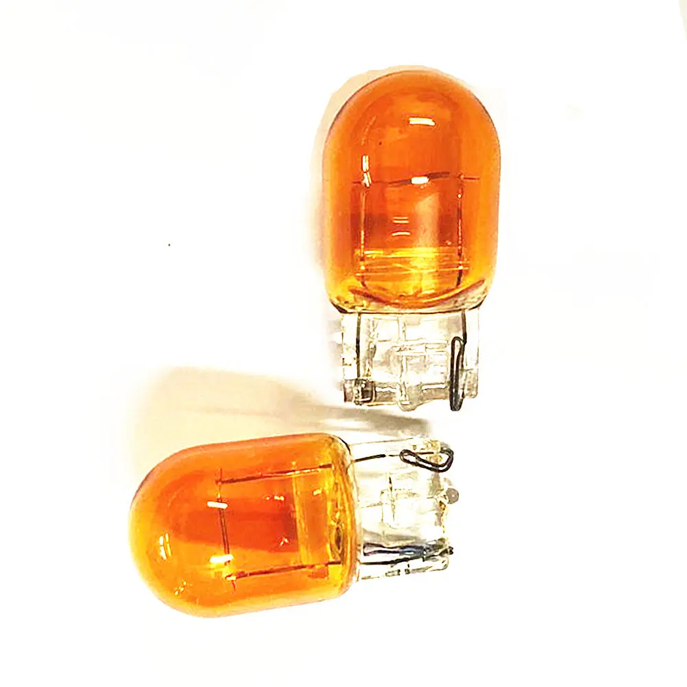 2Pcs-7440-W21W-582-T20-1881-12V-21W-Xenon-HID-Yellow-Orange-Wedges-Car ...