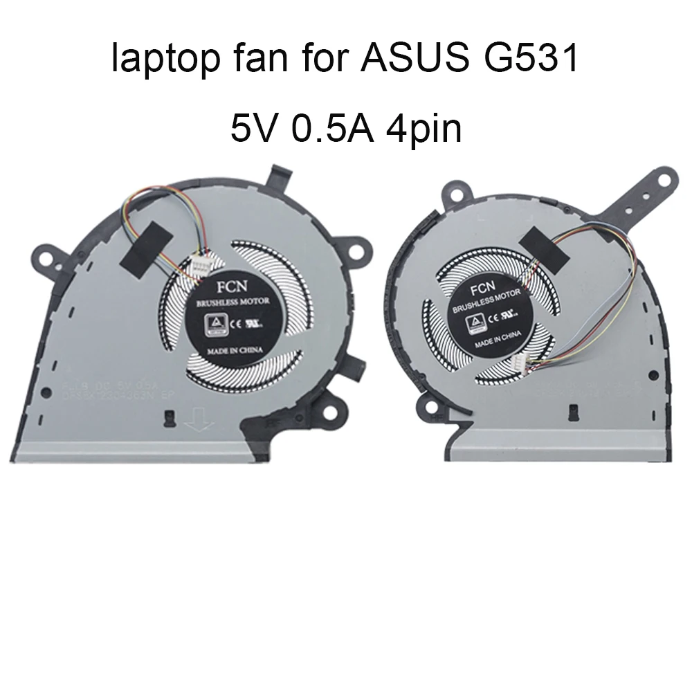 DC5V-CPU-Cooler-Cooling-Fans-for-ASUS-ROG-G531G-G531GT-G531GV-G531-GU ...