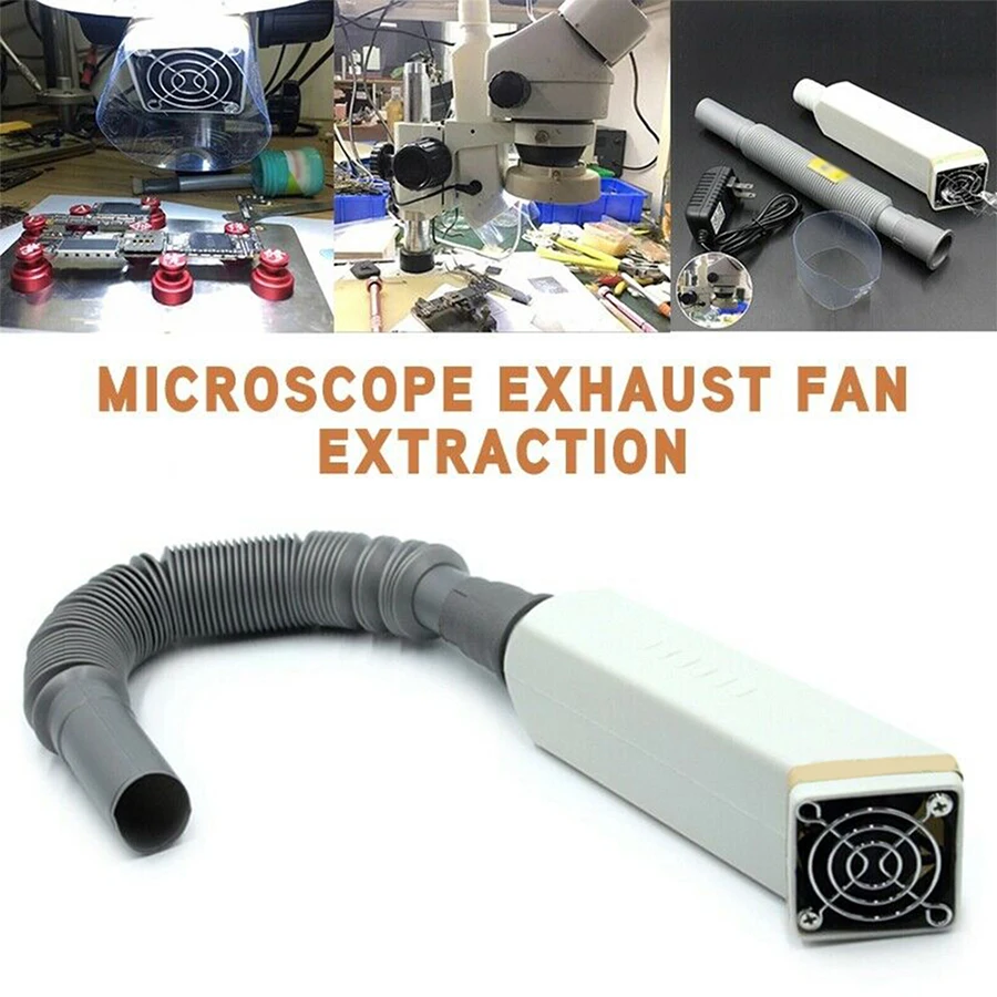HZW Microscope Smoke Removal Fan Soldering Fume Extractor, 60% OFF