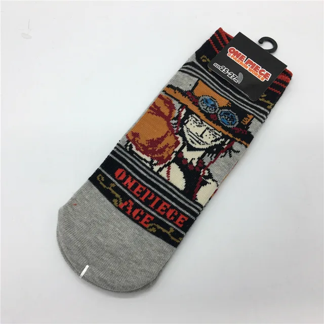 One Piece Men Socks Tony Print Man Sock Chopper Ace Luffy Mihawk Law ...