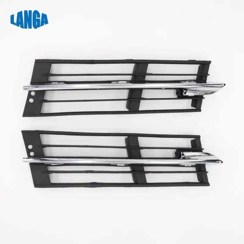 Rejilla de entrada de aire con rayas cromadas, cubierta de luz ...