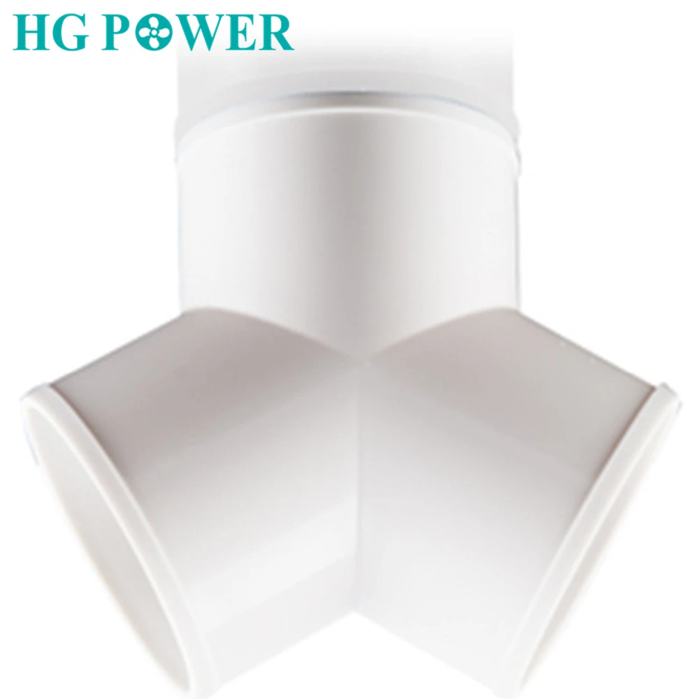 100mm 150mm Y Connector or T Duct Connector 4 inch 6 inch 3 Ways ...