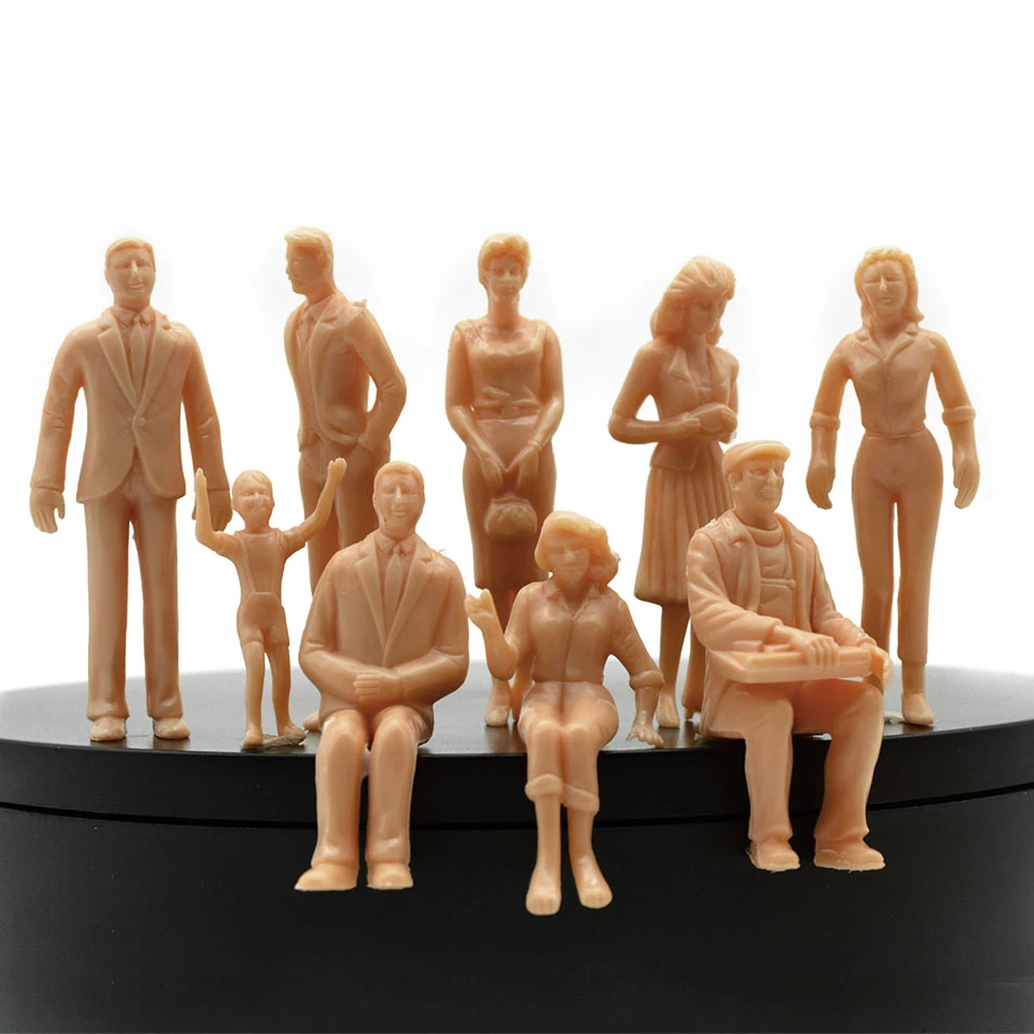 Abs Plastic Passengers Toys | Miniature People Figures | Miniature ...