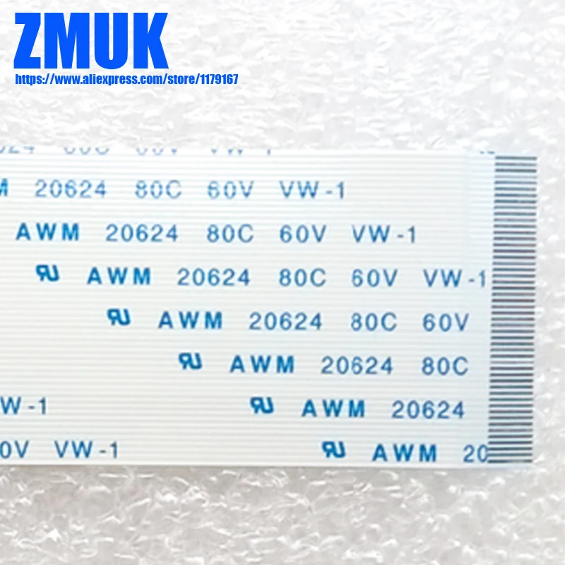 AWM 20624 80C 60V VW 1 Obverse Flexible FFC cable|20624 80c 60v|awm ...