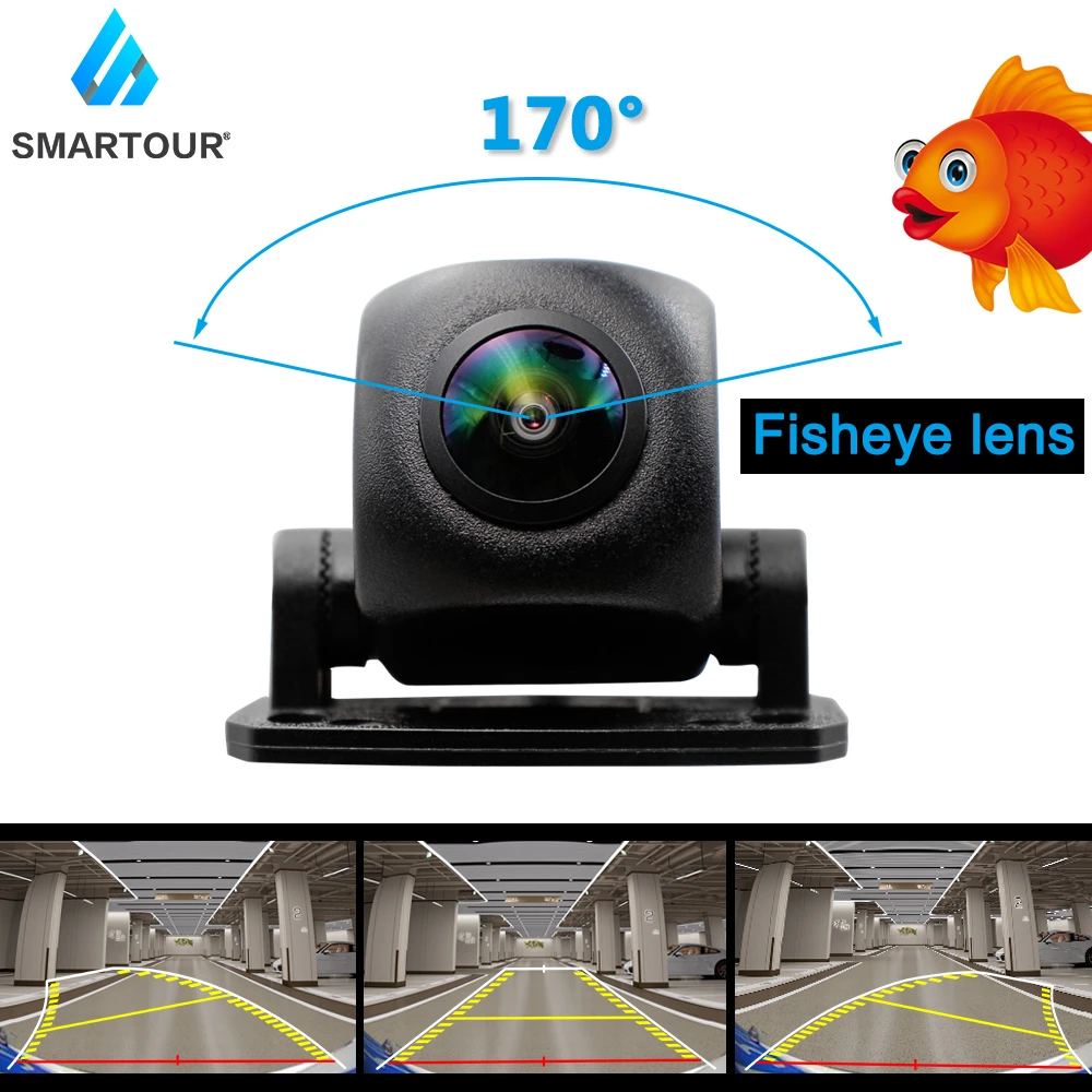 Smartour Hd 1080p Fisheye Lens Car Reverse Backup Rear View Camera ...
