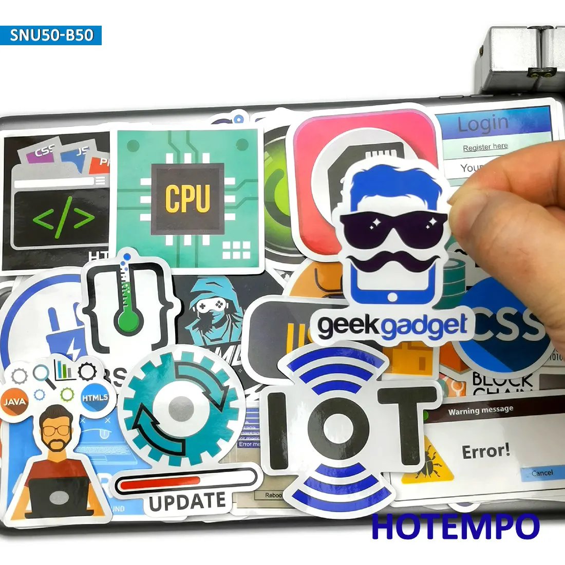 50pcs Programmers Internet Software Geek Symbol Phone Laptop Car ...