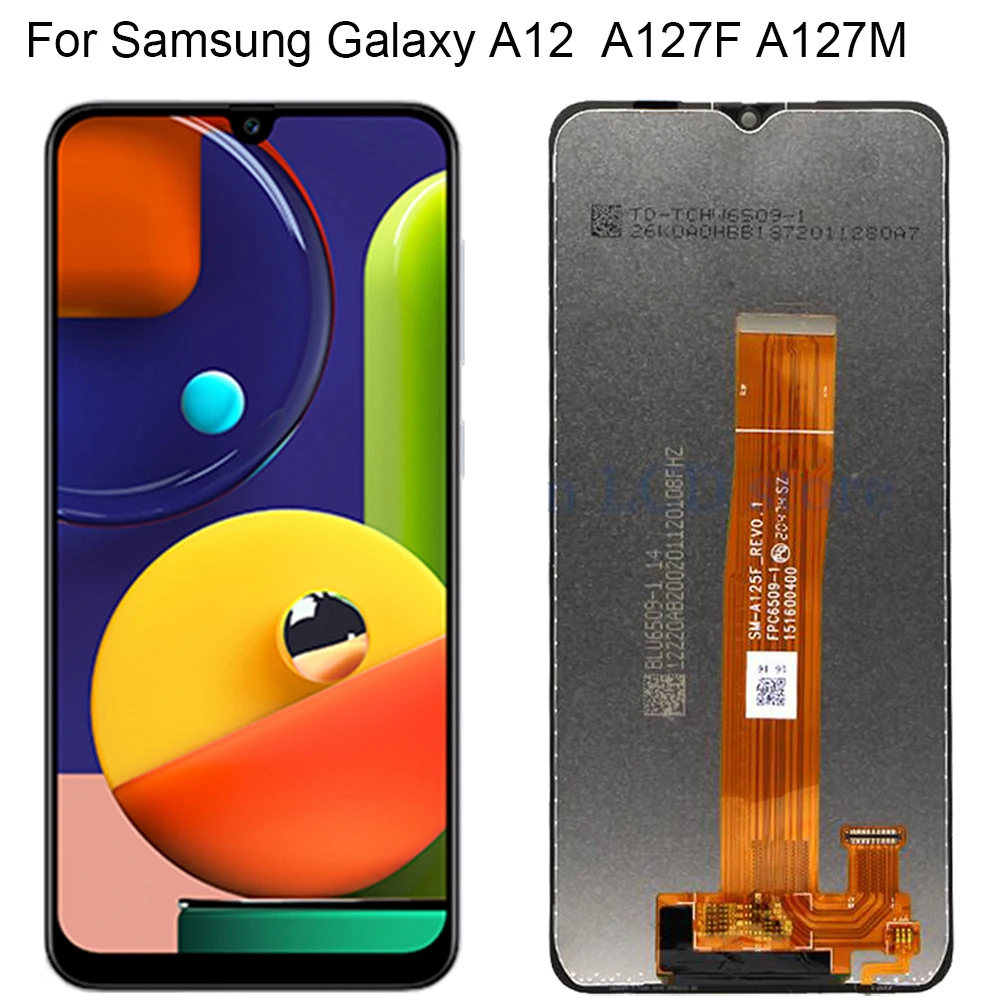 6-5-Display-For-Samsung-Galaxy-A12-Nacho-LCD-A127F-SM-A127F-LCD-Display ...