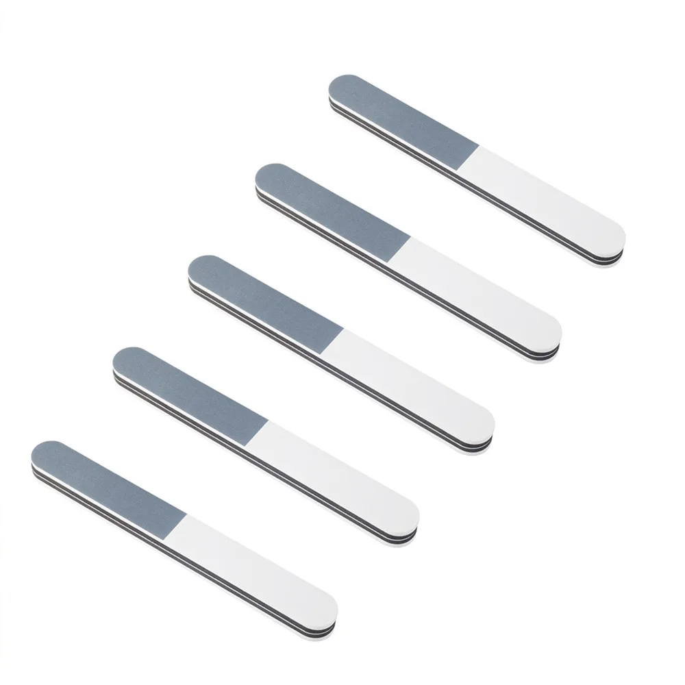 5 Pack Sanding Sponge Nail Buffer Files Block Grinding Polishing Bar ...