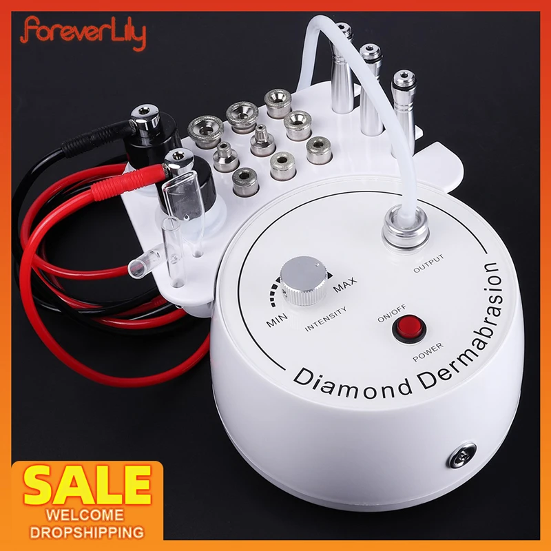 Professional 3 In1 Diamond Microdermabrasion Machine Water Spray ...