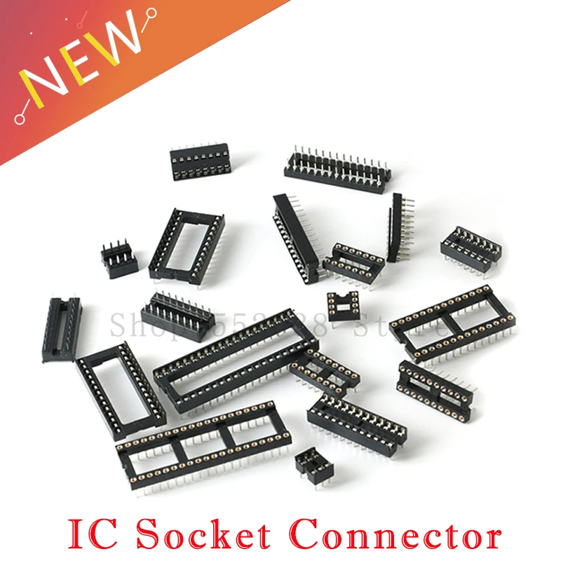 10PCS-IC-Sockets-DIP6-DIP8-DIP14-DIP16-DIP18-DIP20-DIP28-DIP40-pins ...