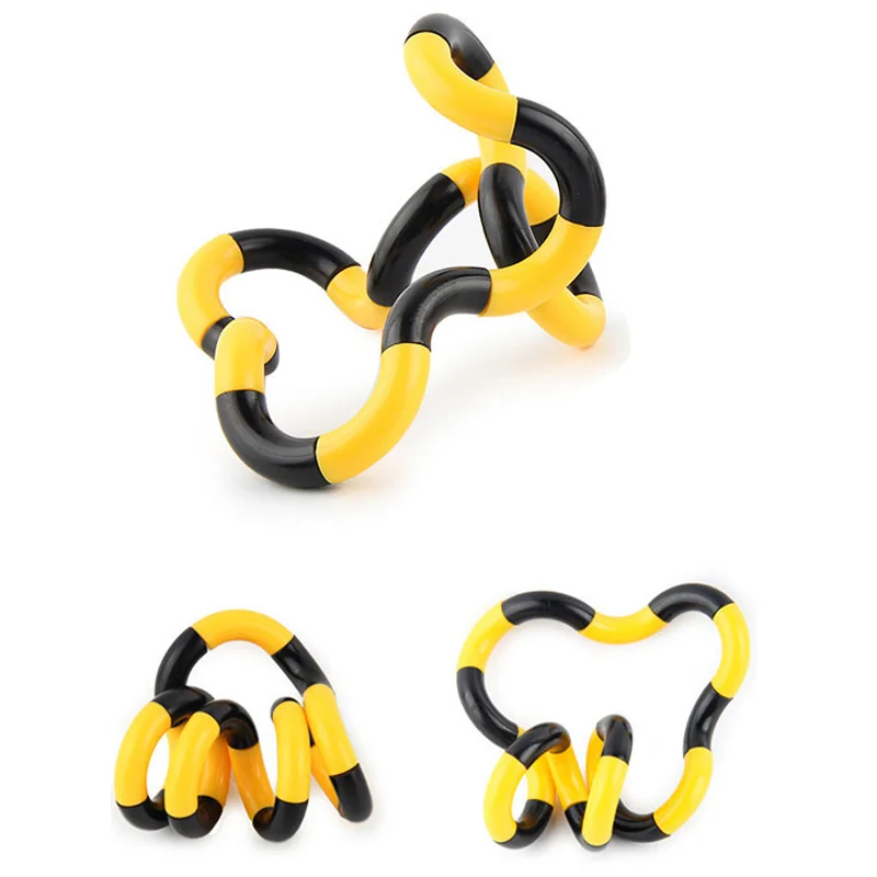 Twisted Ring Magic Fidget Magic Trick Rope Tangle Fidget Toy Creative ...