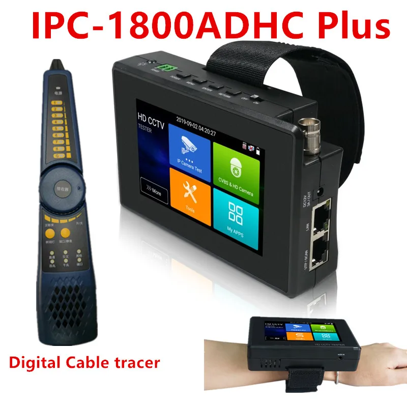 HD CCTV Tester IPC-1800ADH Plus 4K 8MP IP CVBS CVI TVI AHD WiFi Hotspot ...
