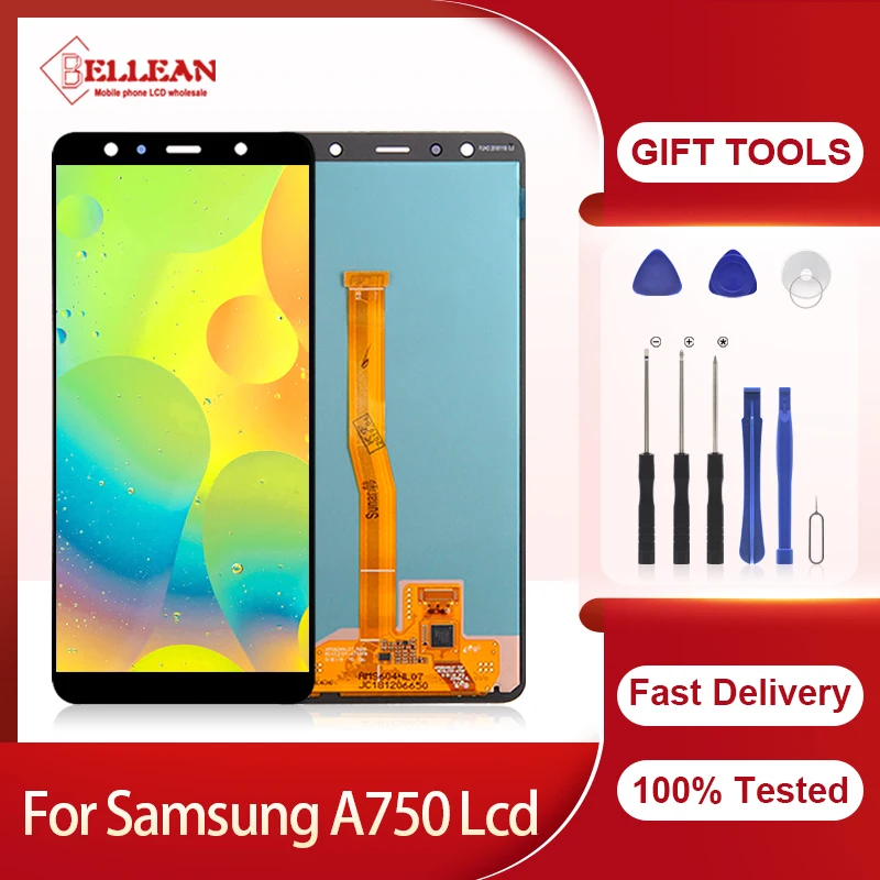 6.0 polegadas Amoled A7 2018 Display para Samsung Galaxy A750 LCD Touch ...