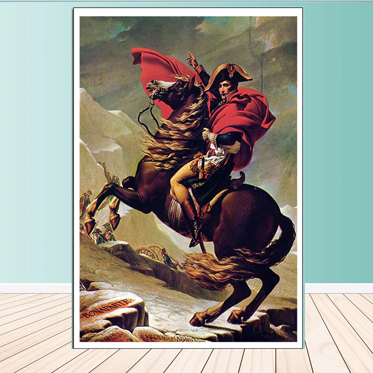 Napoleon Crossing The Alps St. Bernard Decorative Hangings Wall Figure ...