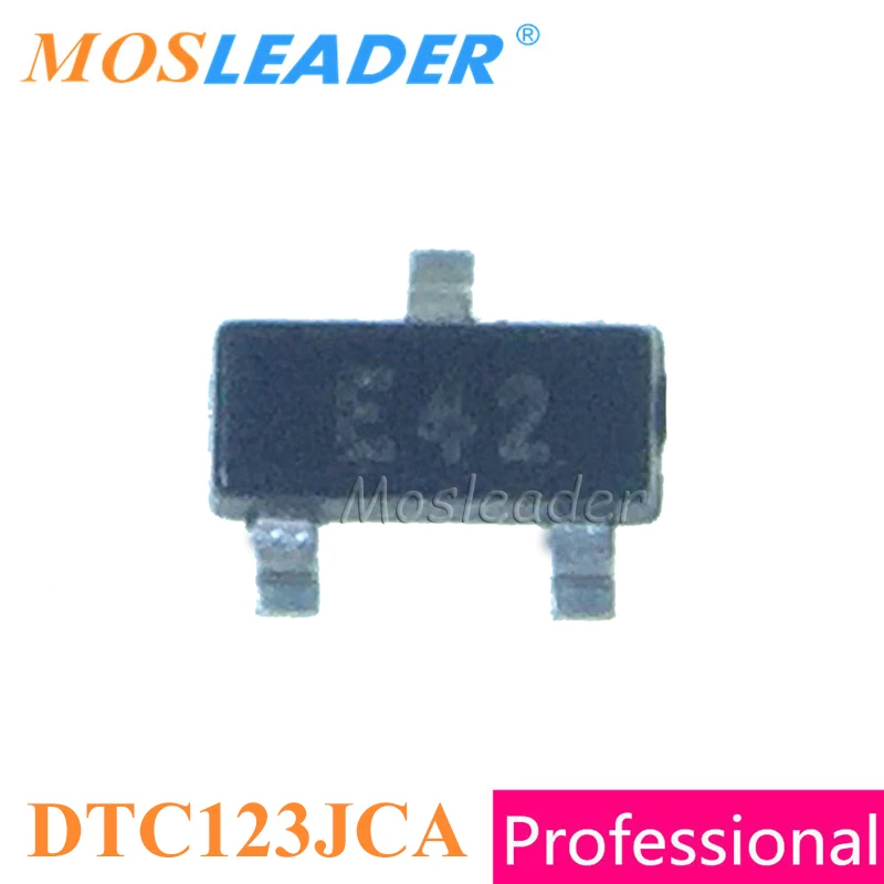 Mosleader SMD DTC123JCA SOT23 1000PCS E42 50V 0.1A 100mA PNP DTC123J DTC123JC DTC123 중국 고품질 ...
