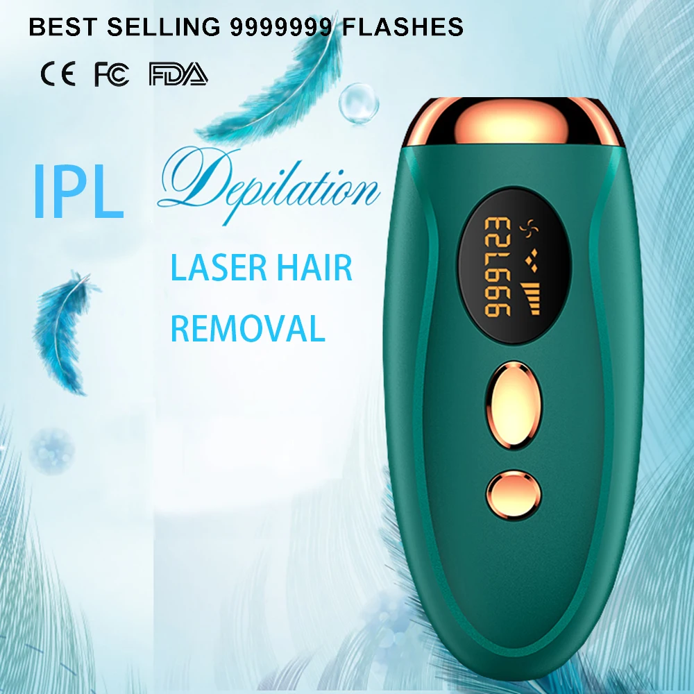IPL Hair Removal Mini Handheld Laser Epilator Machine for Whole Body ...